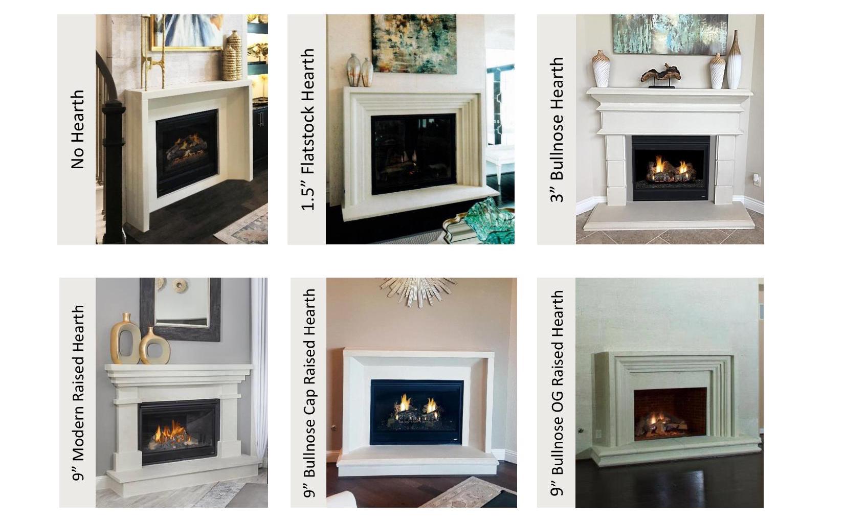Styles at a Glance - Cast Fireplaces